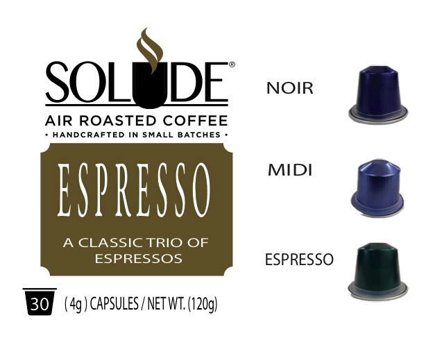 Nespresso® Compatible Capsules – SOLUDE Coffee